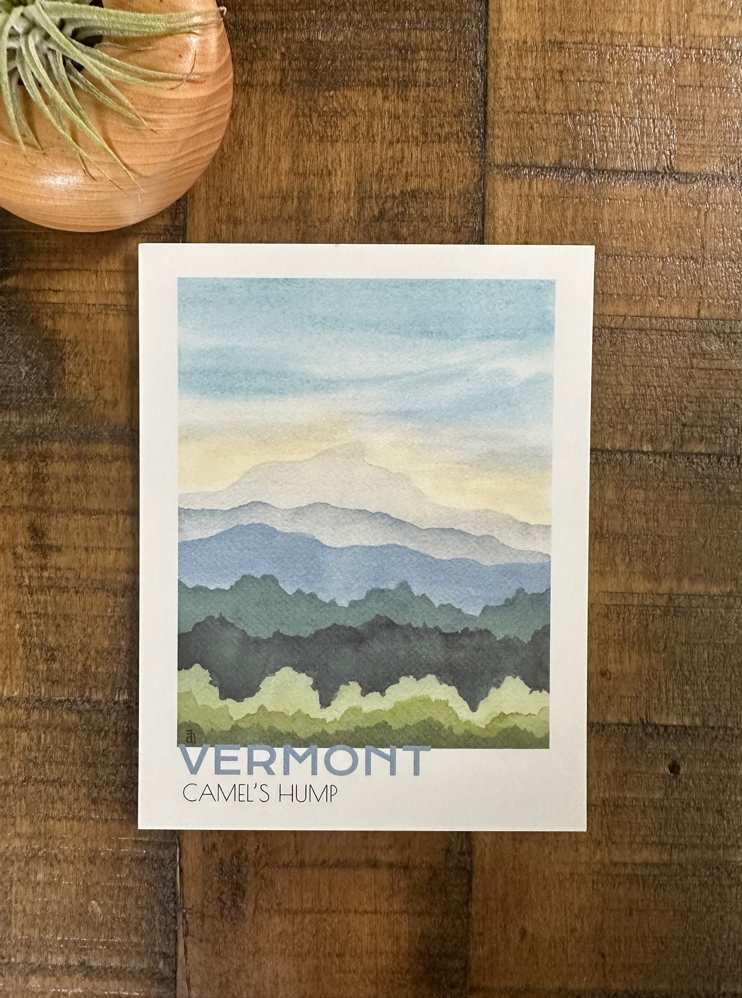 Layers of Camels Hump Postcard | Deana Allgaier Studio